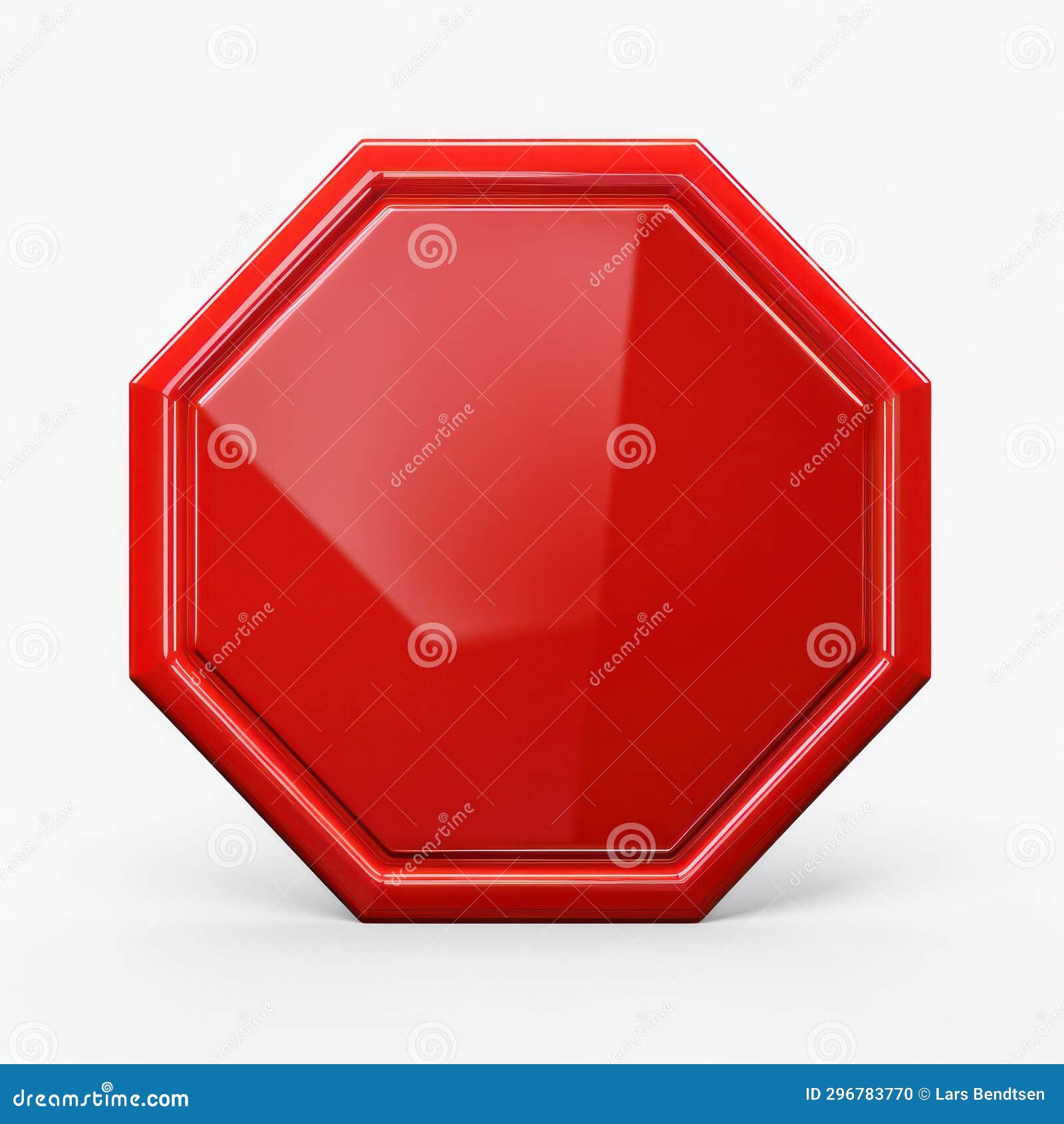Octagonal Red Paper Stickers with a Stop Sign Design - AI Generated ...