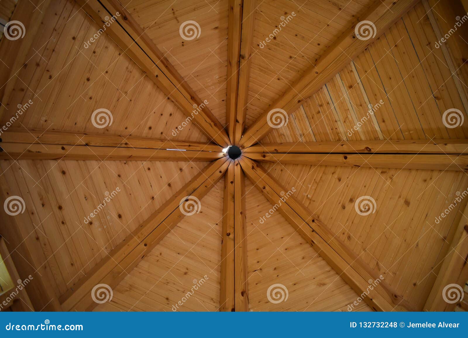 Octagonal Shape of a Playhouse`s Ceiling Stock Photo - Image of ...