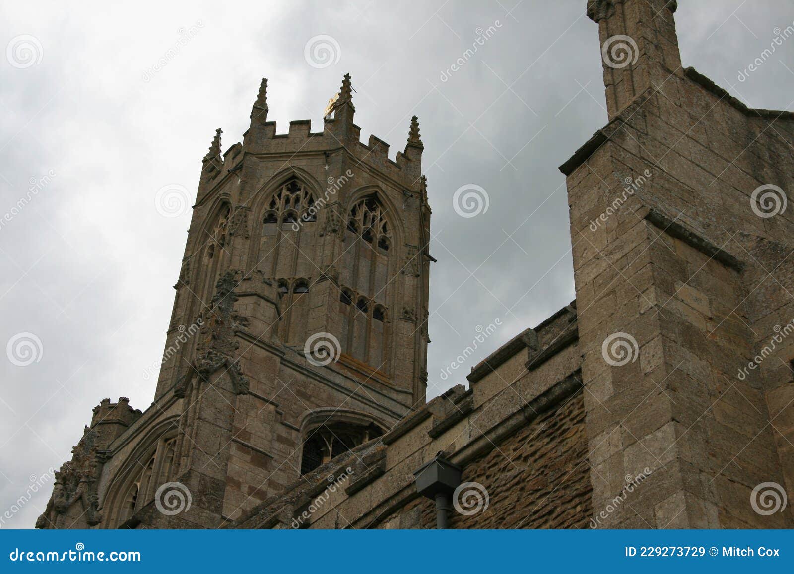 Octagonal Tower stock image. Image of shape, fotheringham - 229273729