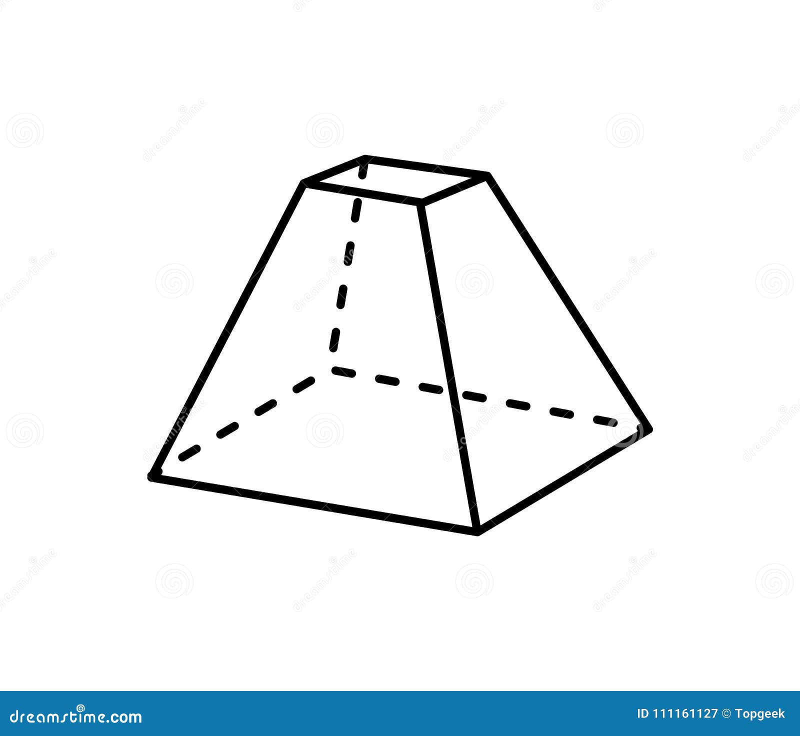 Octahedron Geometric Shape Vector Illustration Stock Vector ...