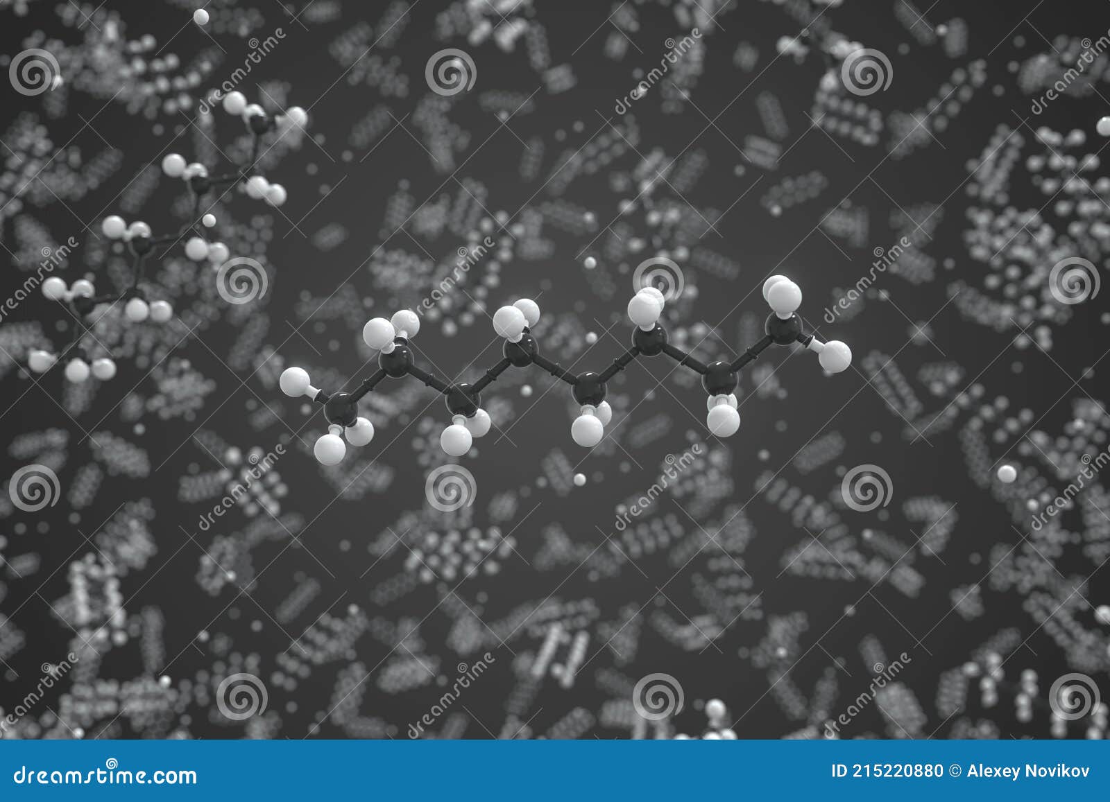 Octane, Molecular Structures, Alkane, 3d Model, Structural Chemical ...