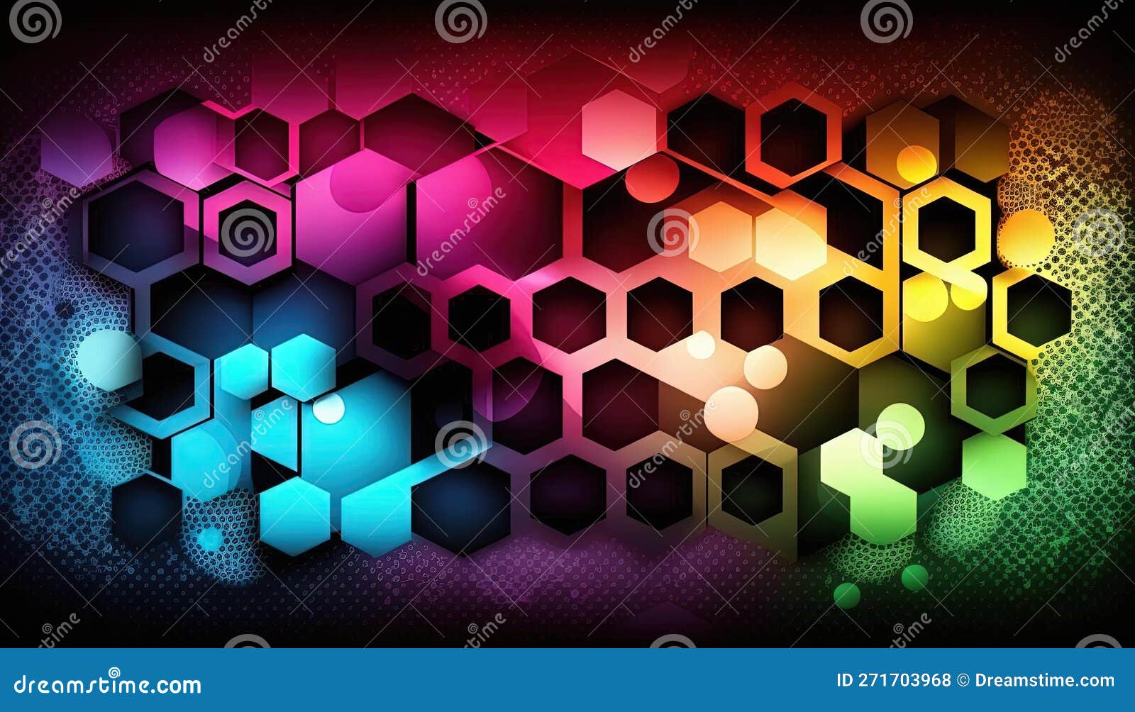 The Octane Spectrum, Abstract Geometry with Octanes Stock Illustration ...