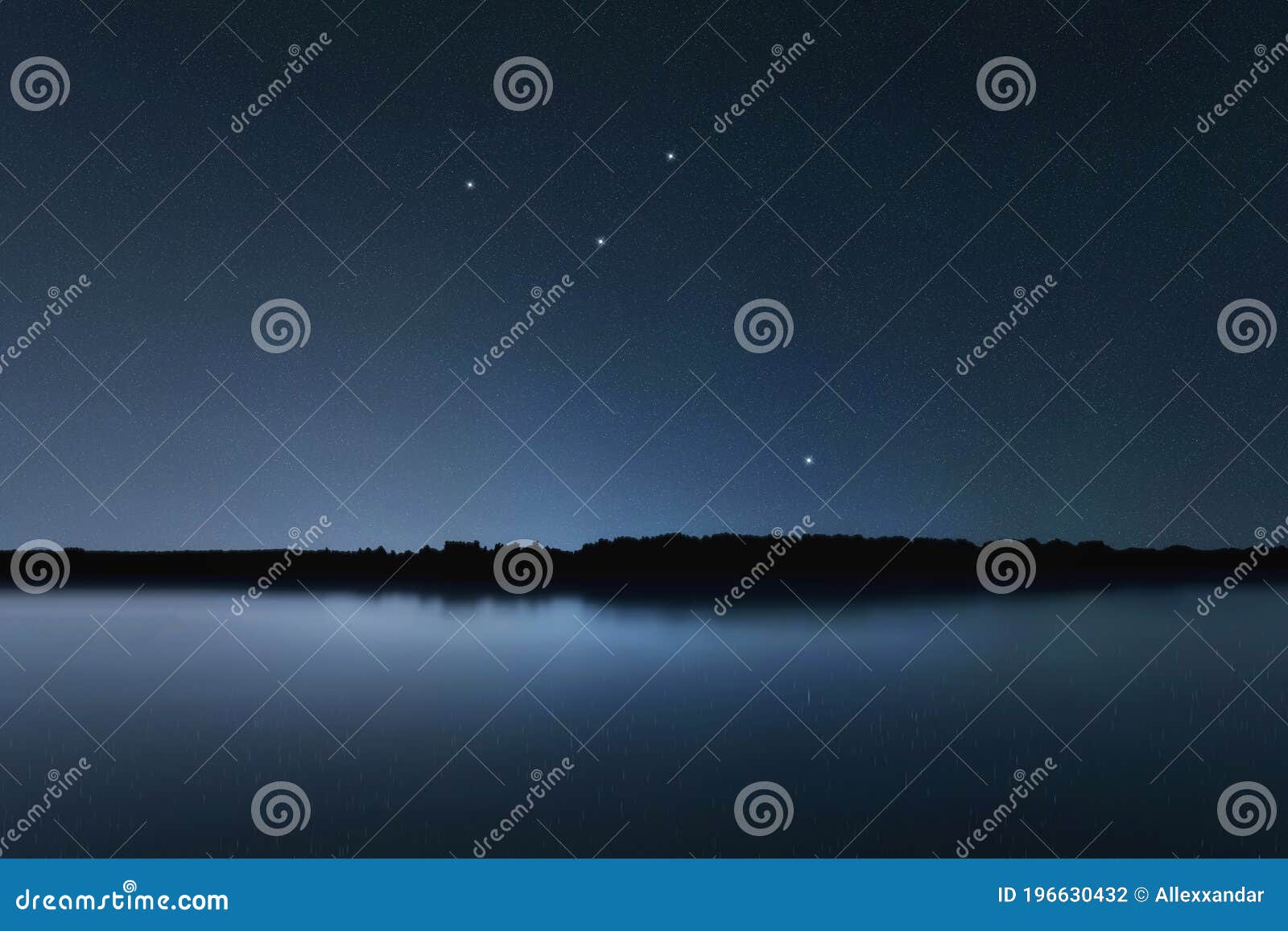 Octans Star Constellation, Night Sky, Cluster of Stars, Deep Space ...