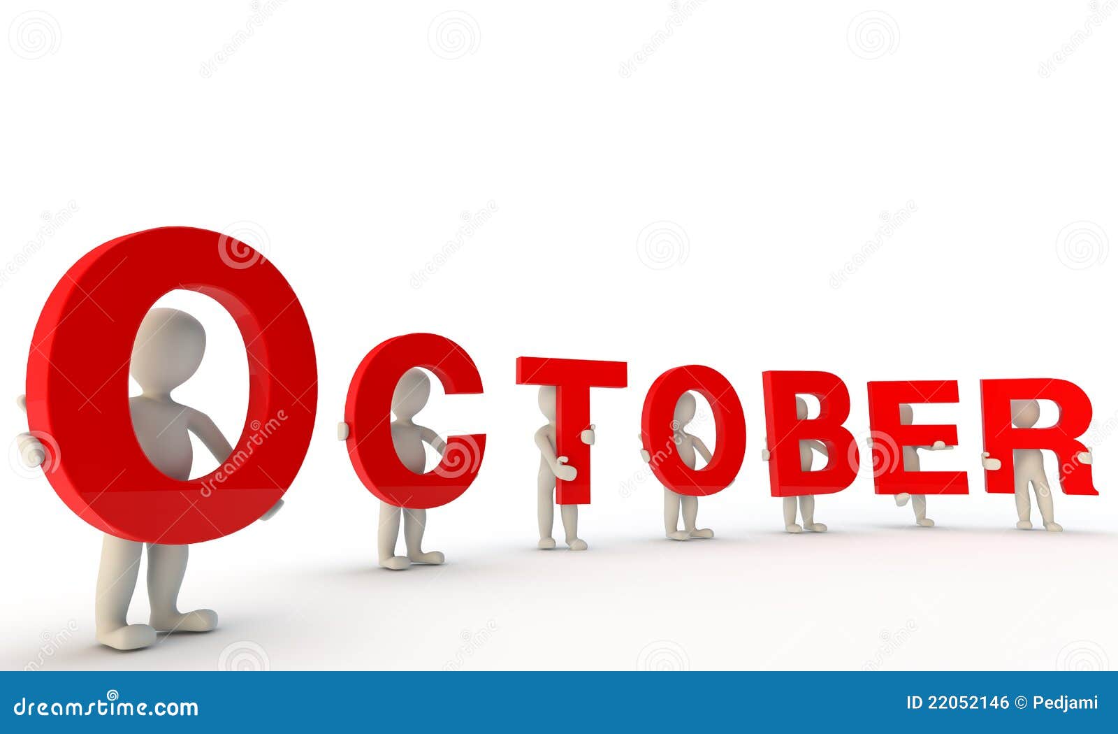 October Word Art