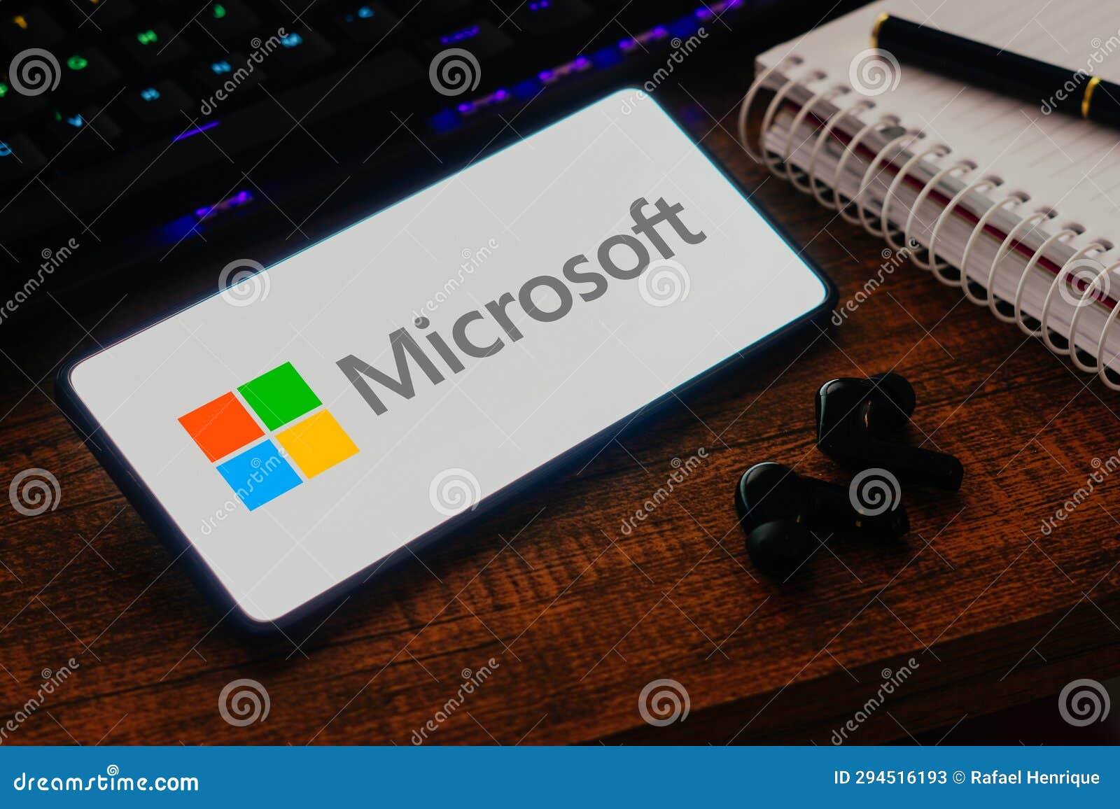 October 23, 2023, Brazil. in this Photo Illustration, the Microsoft ...