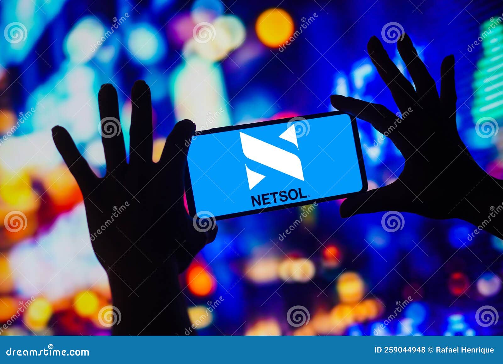 October 15, 2022, Brazil. in this Photo Illustration, the NetSol ...