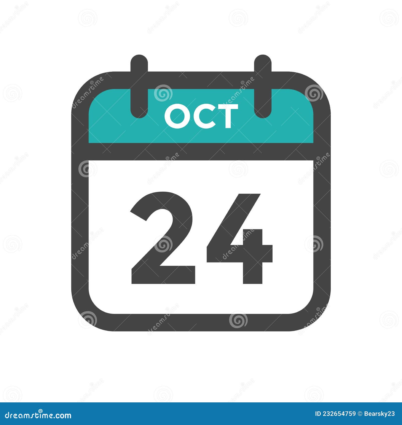 October 24 Calendar Day or Calender Date for Deadlines or Appointment ...