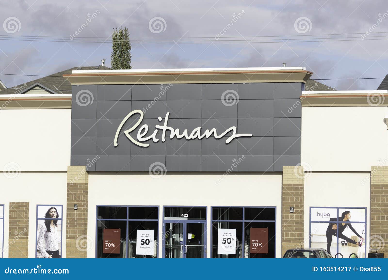 14 October 2019 - Calgary , Alberta, Canada - Reitmans Store Front in a ...