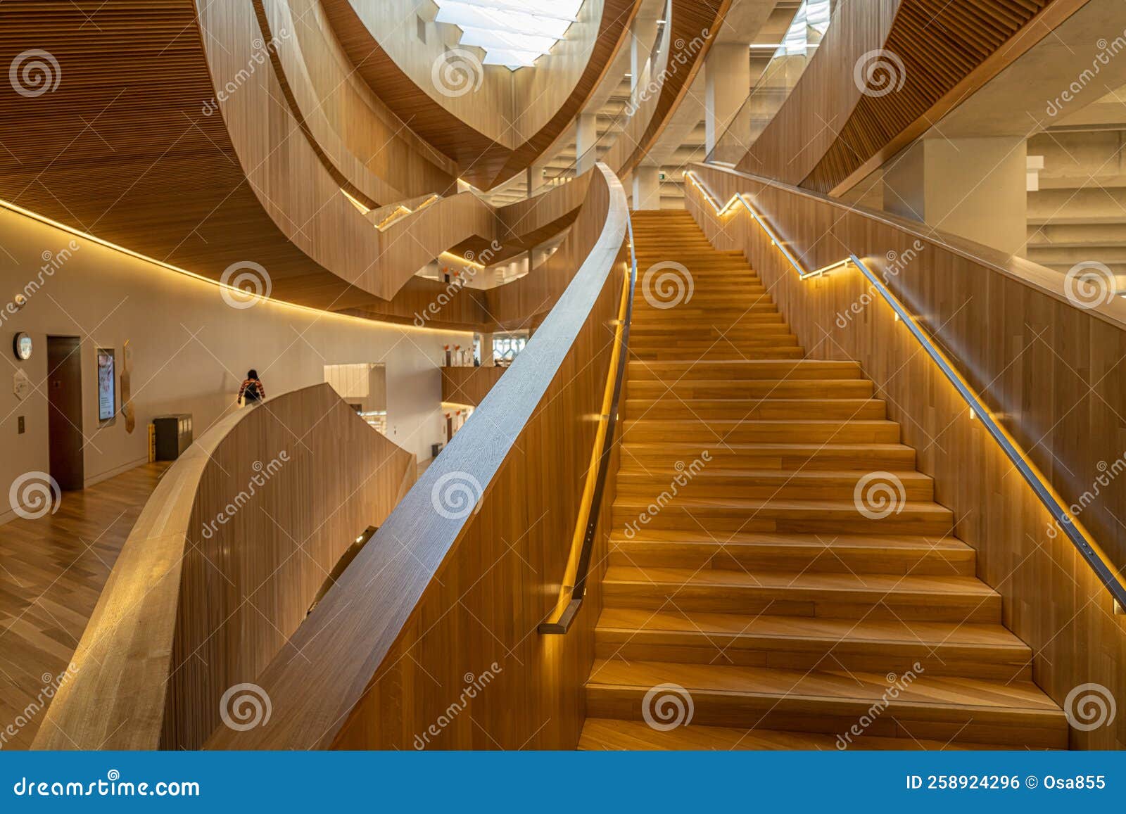 October 7 2022 - Calgary, Alberta - Interior of the New Calgary Central ...