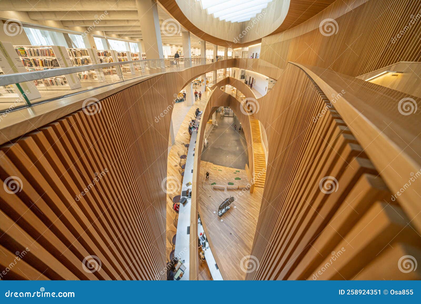 October 7 2022 - Calgary, Alberta - Interior of the New Calgary Central ...