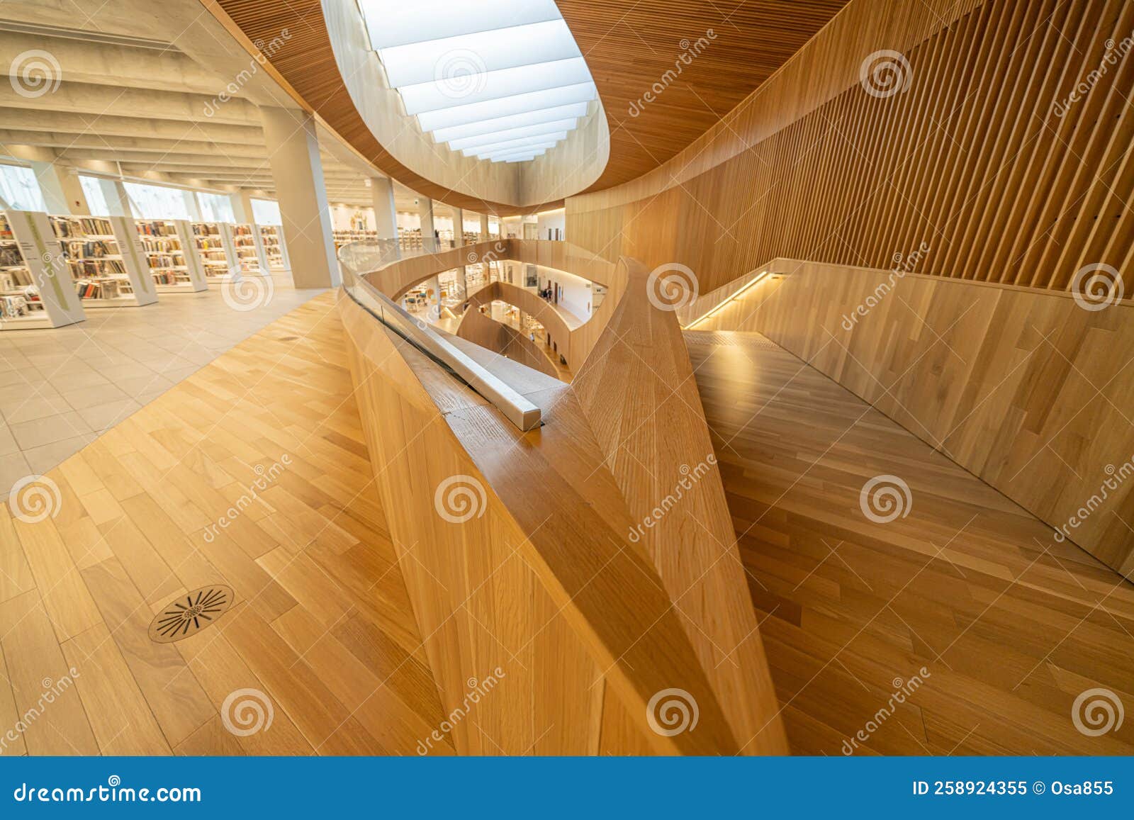 October 7 2022 - Calgary, Alberta - Interior of the New Calgary Central ...