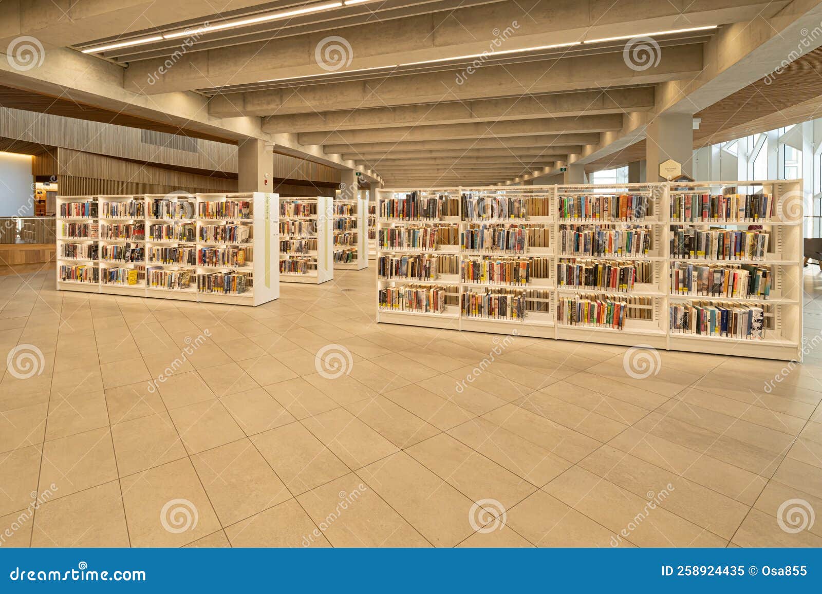 October 7 2022 - Calgary, Alberta - Interior of the New Calgary Central ...