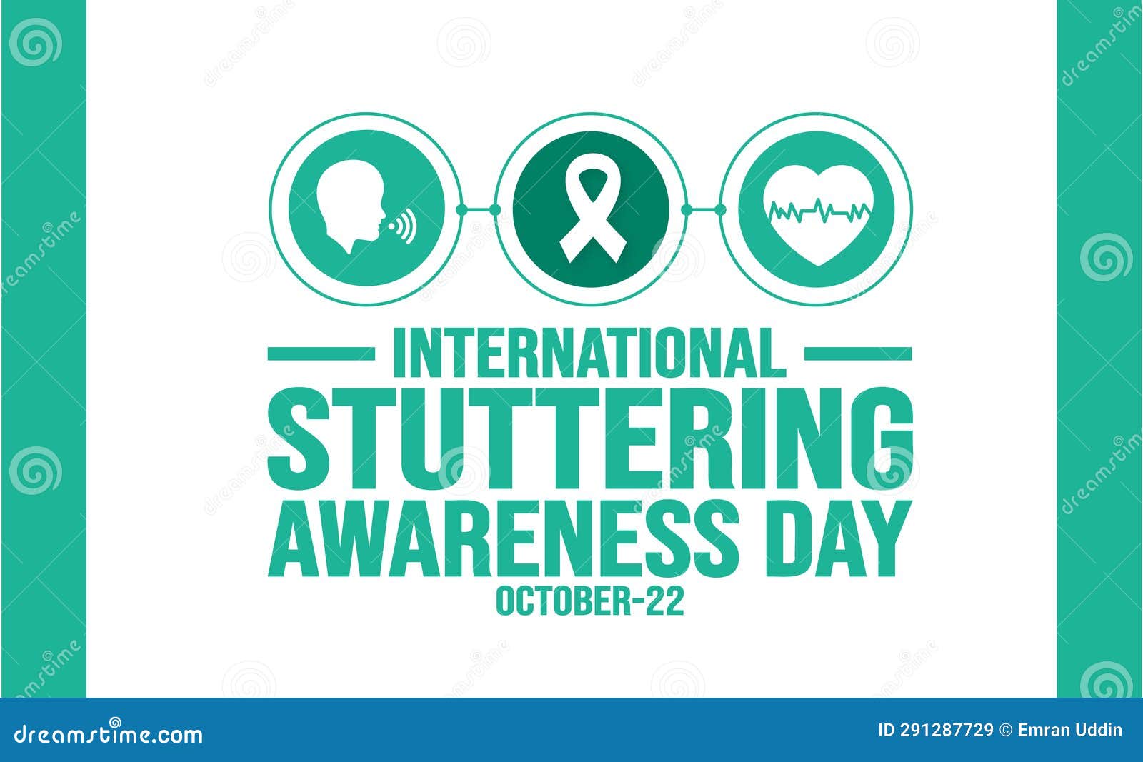 International Stuttering Awareness Day, Idea For Poster, Banner, Flyer ...