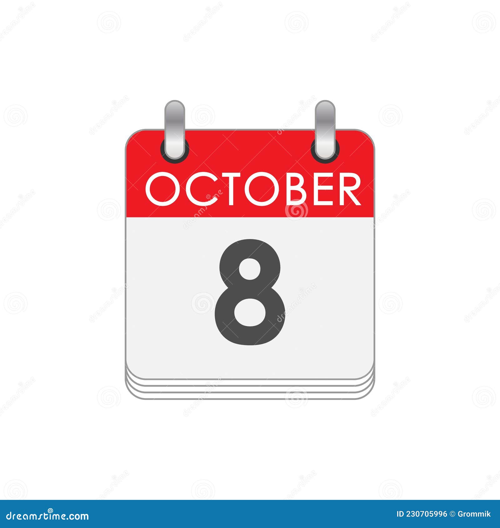 Flip Calendar. Vector Drawing | CartoonDealer.com #89607934