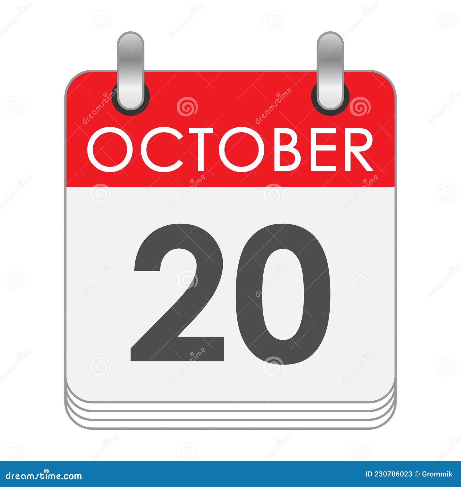 Flip Calendar. Vector Drawing | CartoonDealer.com #90745353