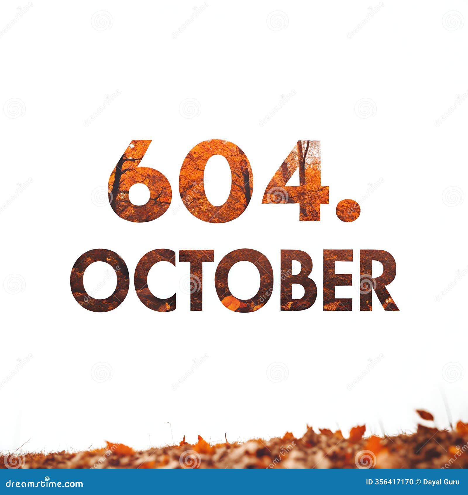 October Month Text Effect stock illustration. Illustration of october ...