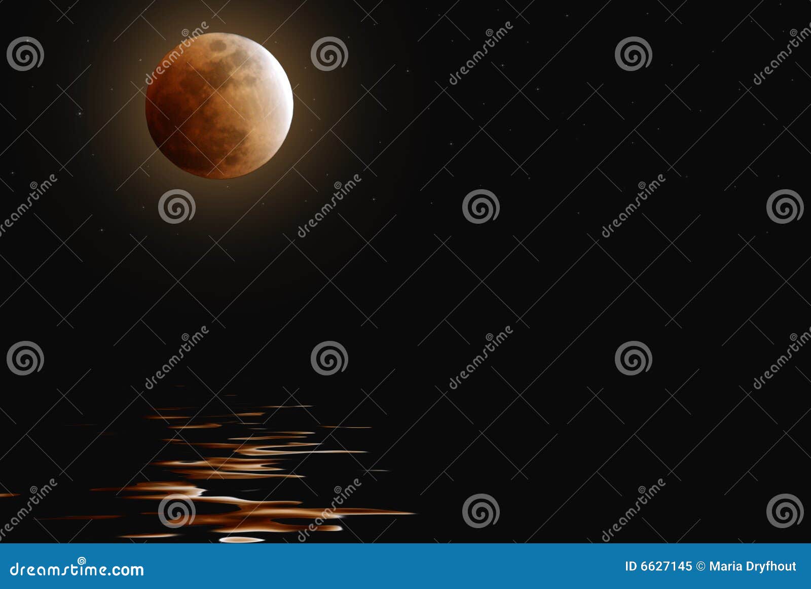 October Moon stock image. Image of sparkle, glow, moonglow - 6627145