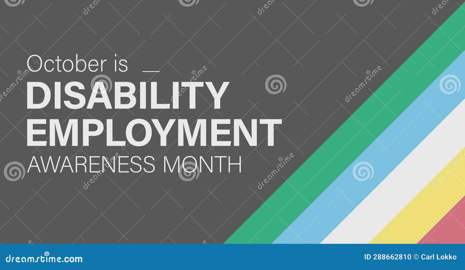 October is National Disability Employment Awareness Month. Vector ... October is National Disability Employment Awareness Month. Vector ...