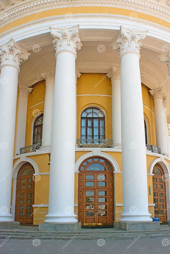 October Palace in Kiev stock image. Image of department - 19146197