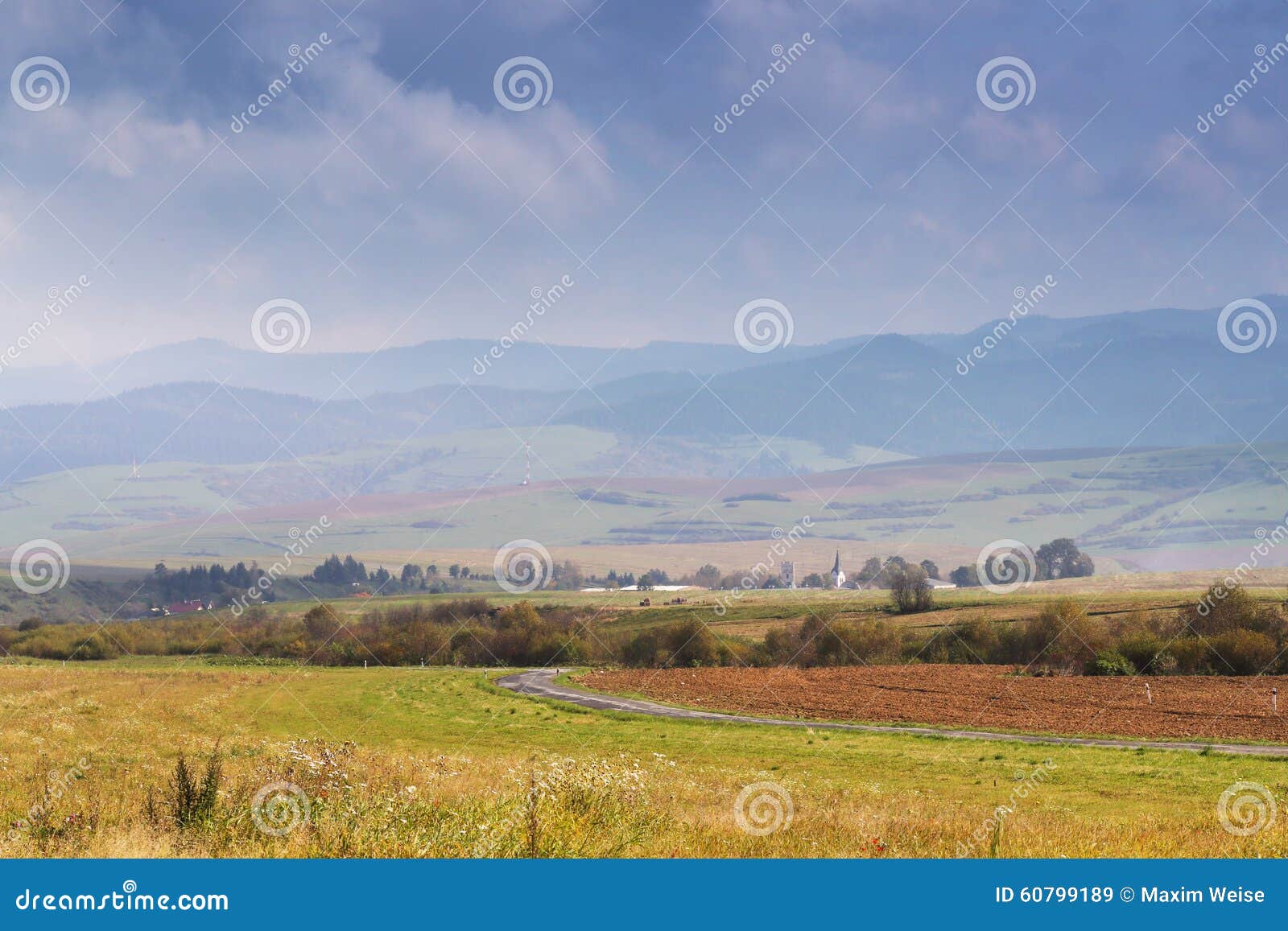 October in Slovakia stock image. Image of fields, nature - 60799189