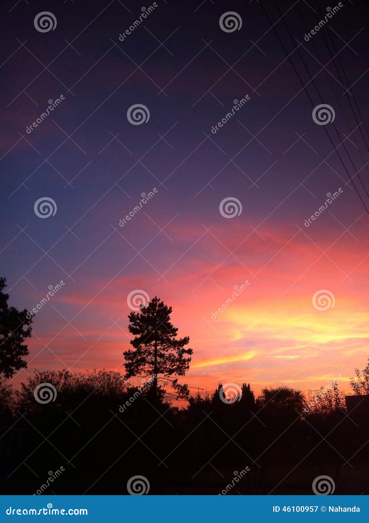 October Sun stock image. Image of nature, sunset, sundown - 46100957