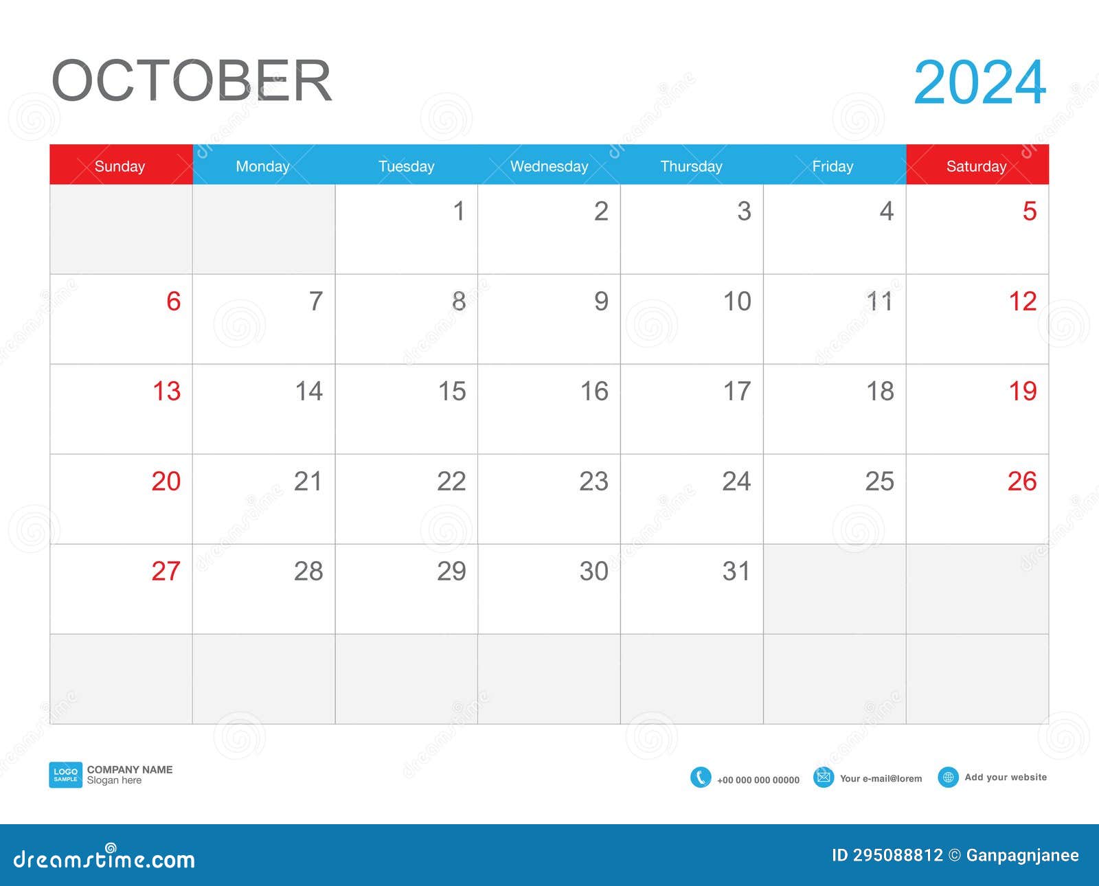 October 2024 - Calendar 2024 Template Vector, Desk Calendar 2024 Design ... October 2024 - Calendar 2024 Template Vector, Desk Calendar 2024 Design ...