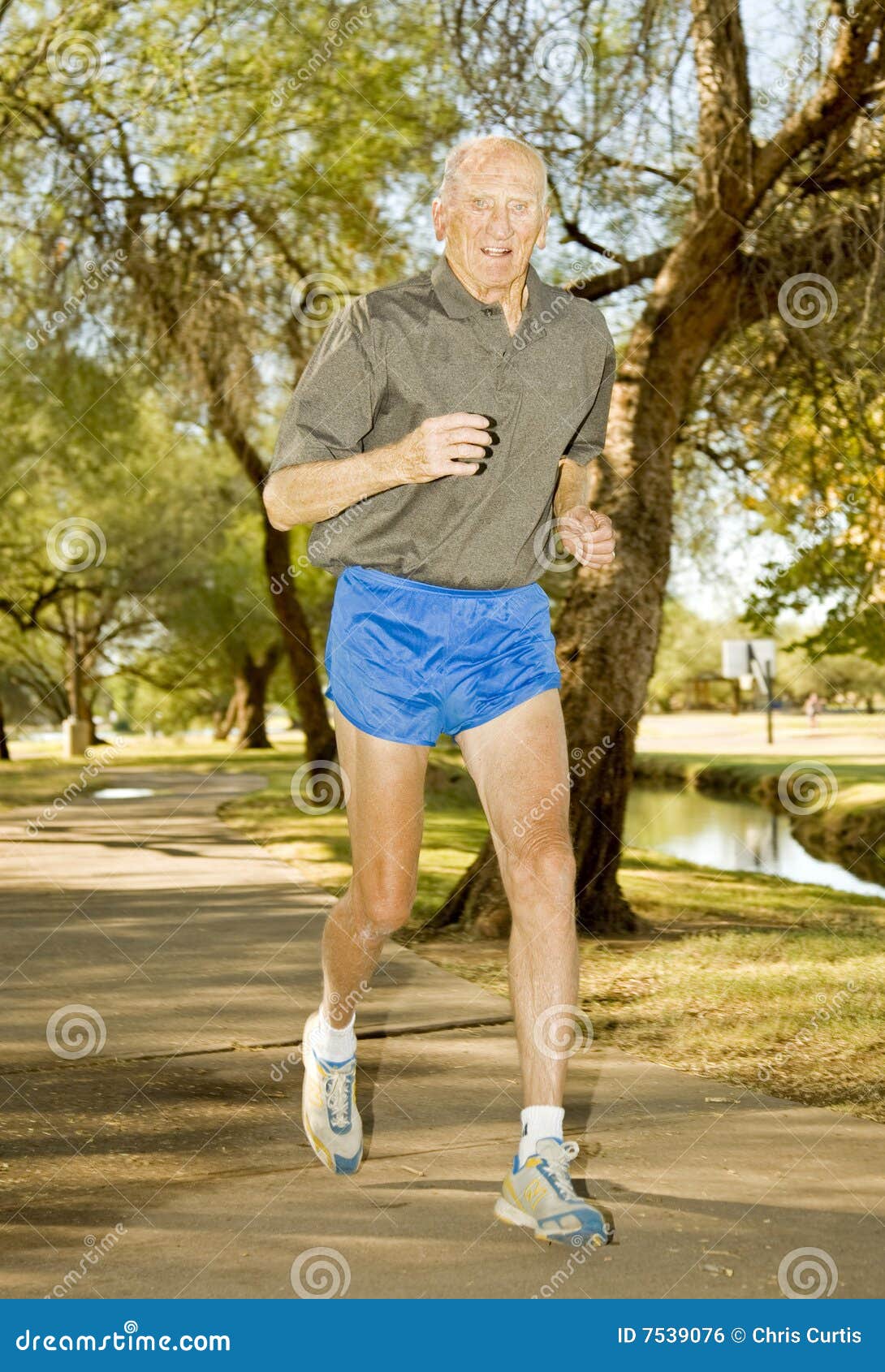 Octogenarian Runner Athlete Stock Photo - Image of slim, retired: 7539076