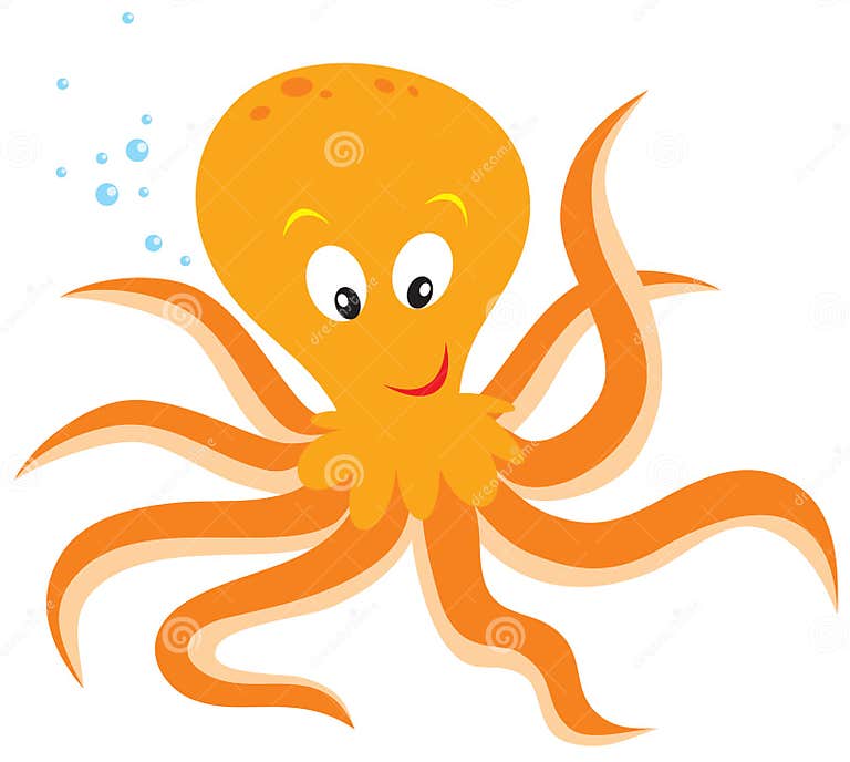 Octopus stock vector. Illustration of feelers, vector - 4294840