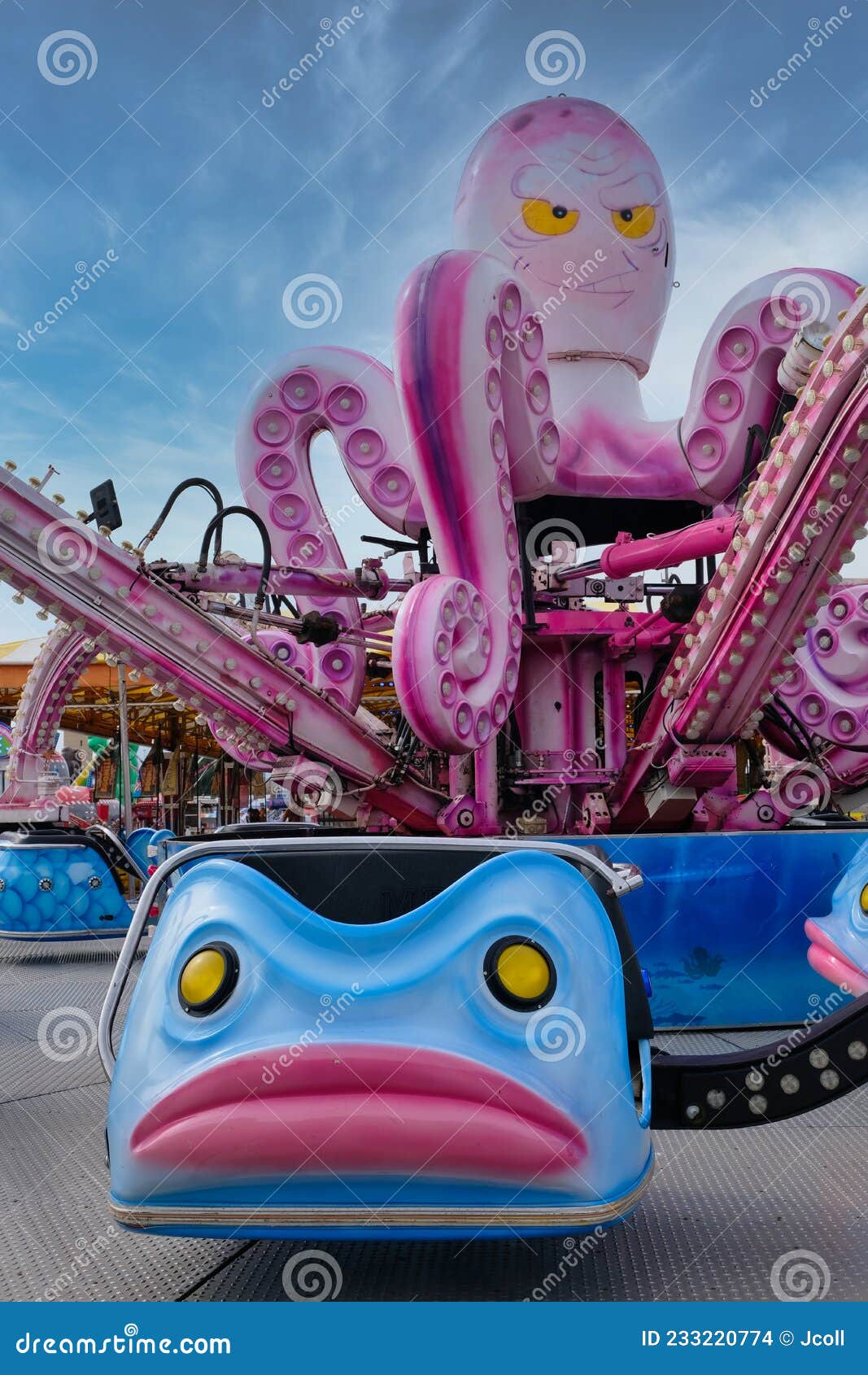 Octopus Attraction in a Funfair Editorial Stock Image - Image of ...