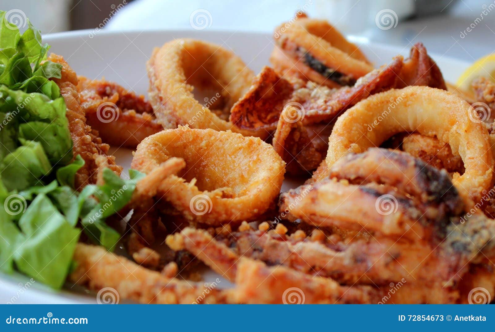 Octopus and calamaris stock image. Image of menu, food - 72854673