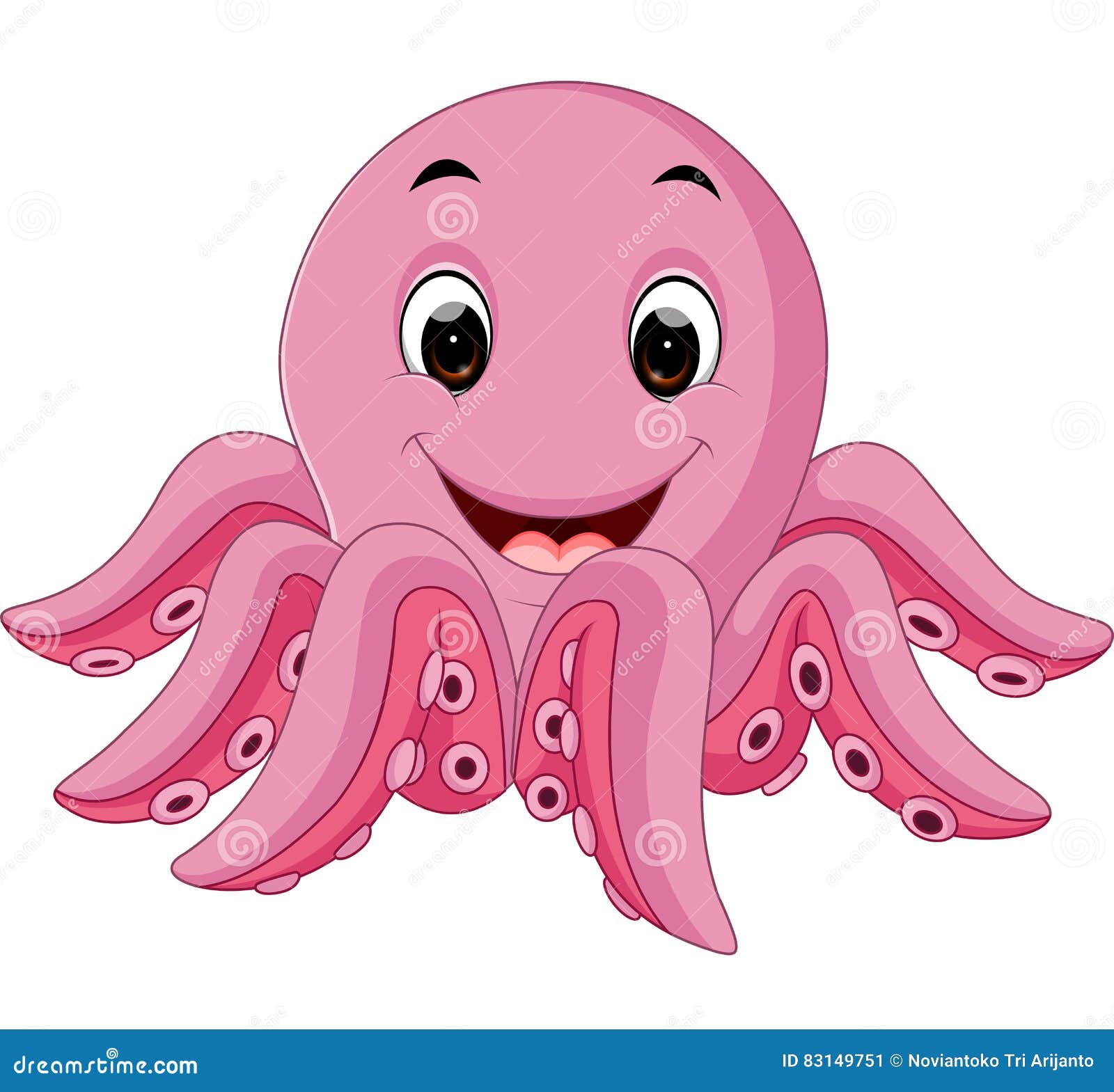 Octopus Cartoon Style Hold Takoyaki With Kanji Mean Takoyaki Vector ...