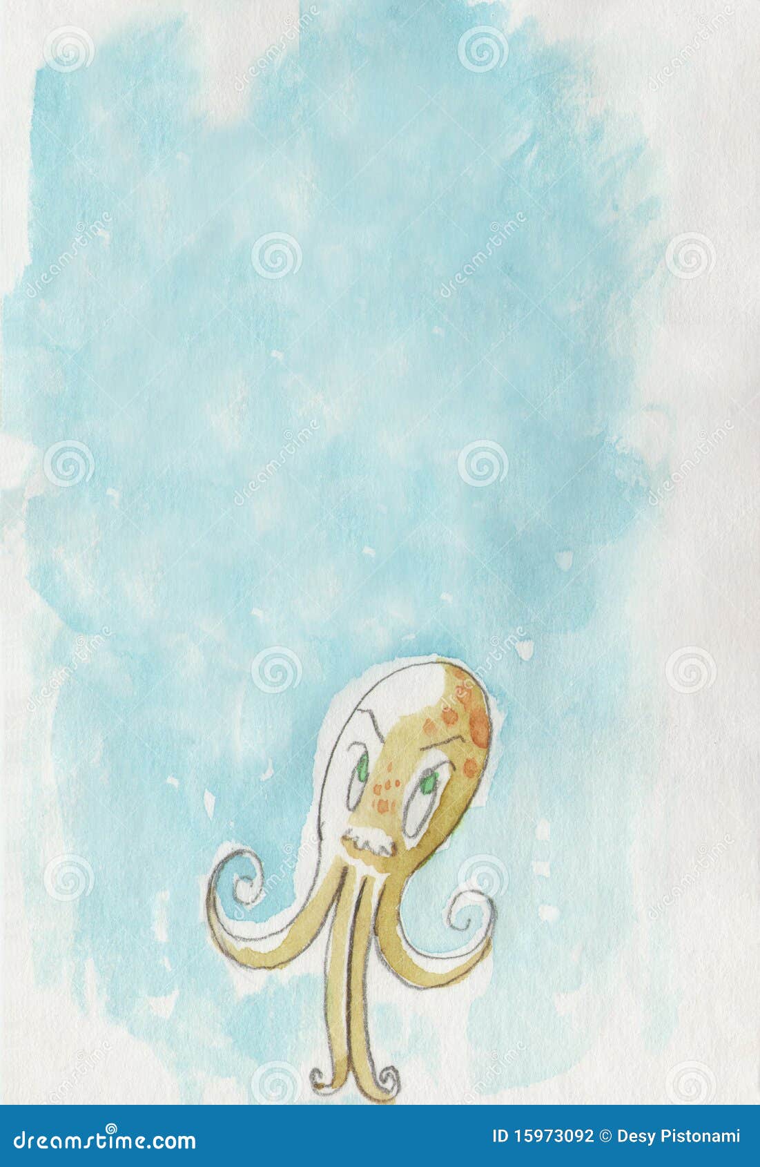 Octopus Frame Stock Photo | CartoonDealer.com #15973092