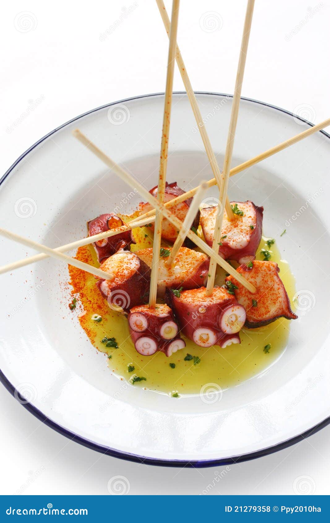 Octopus Galician Style (pulpo a La Gallega) , Span Stock Photo - Image ...