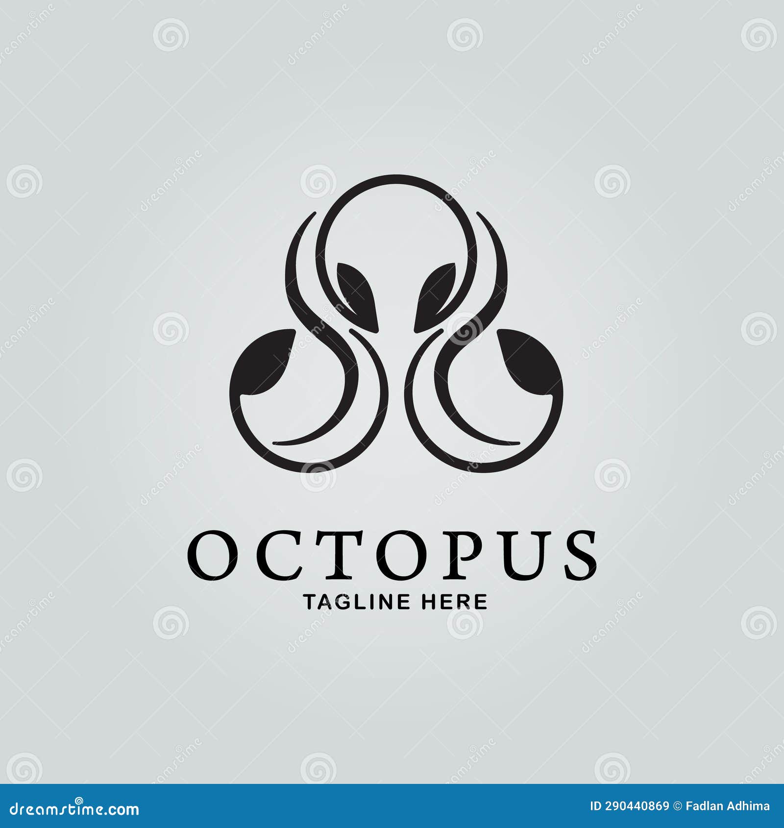 Octopus Logo Design Inspiration Illustration Stock Vector ...