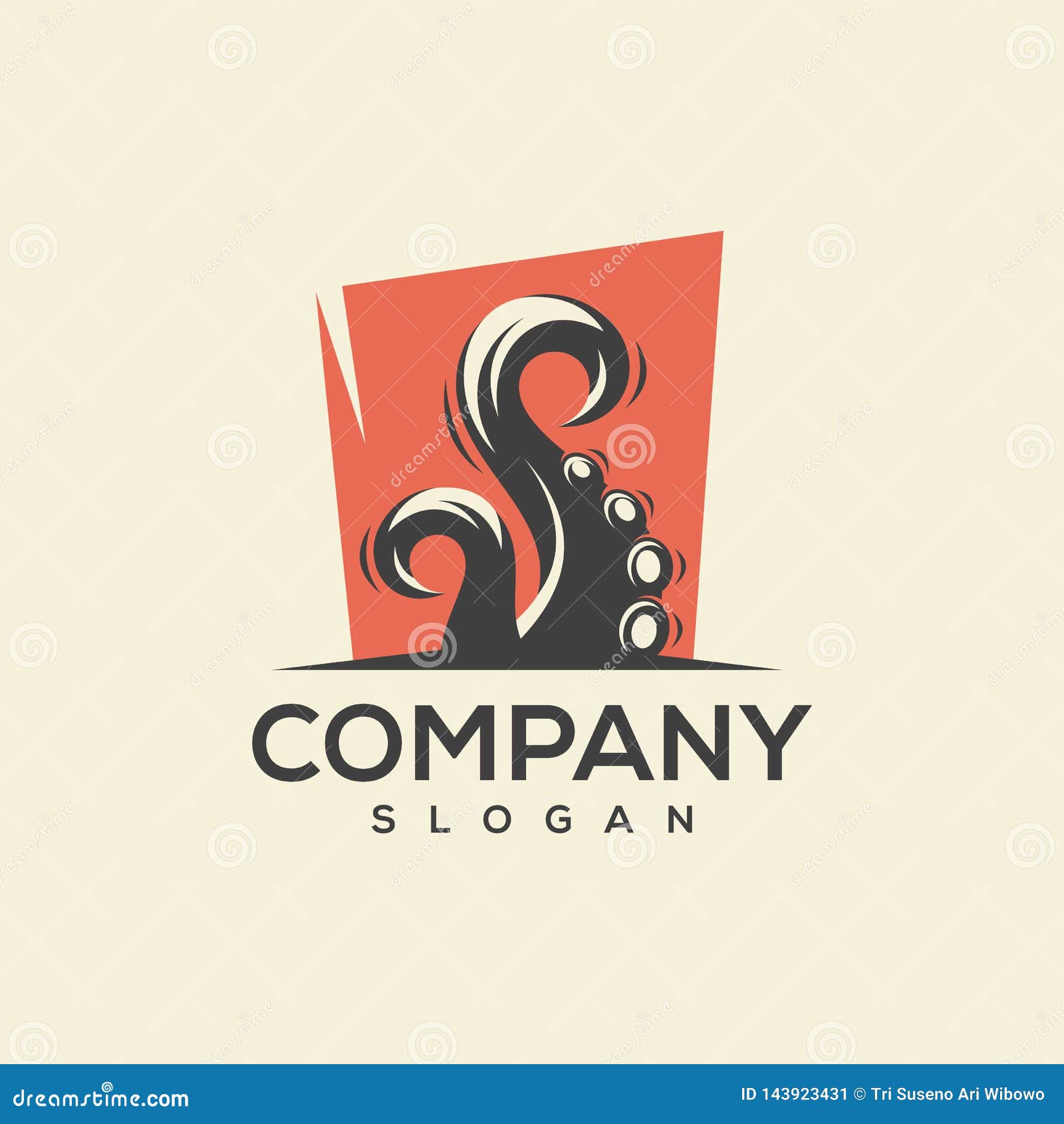 Awesome Octopus Logo Design Ready To Use Stock Vector - Illustration of ...
