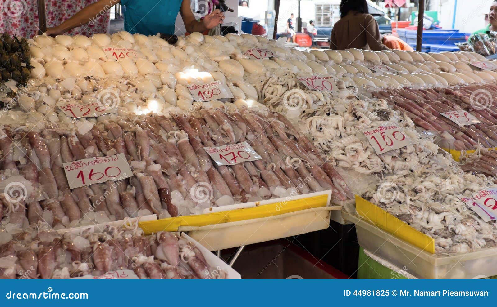 Octopus market stock image. Image of fresh, macro, eating - 44981825