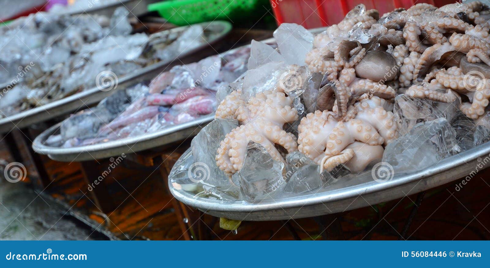 Octopus on Market in Vietnam Stock Photo - Image of local, gastronomy ...