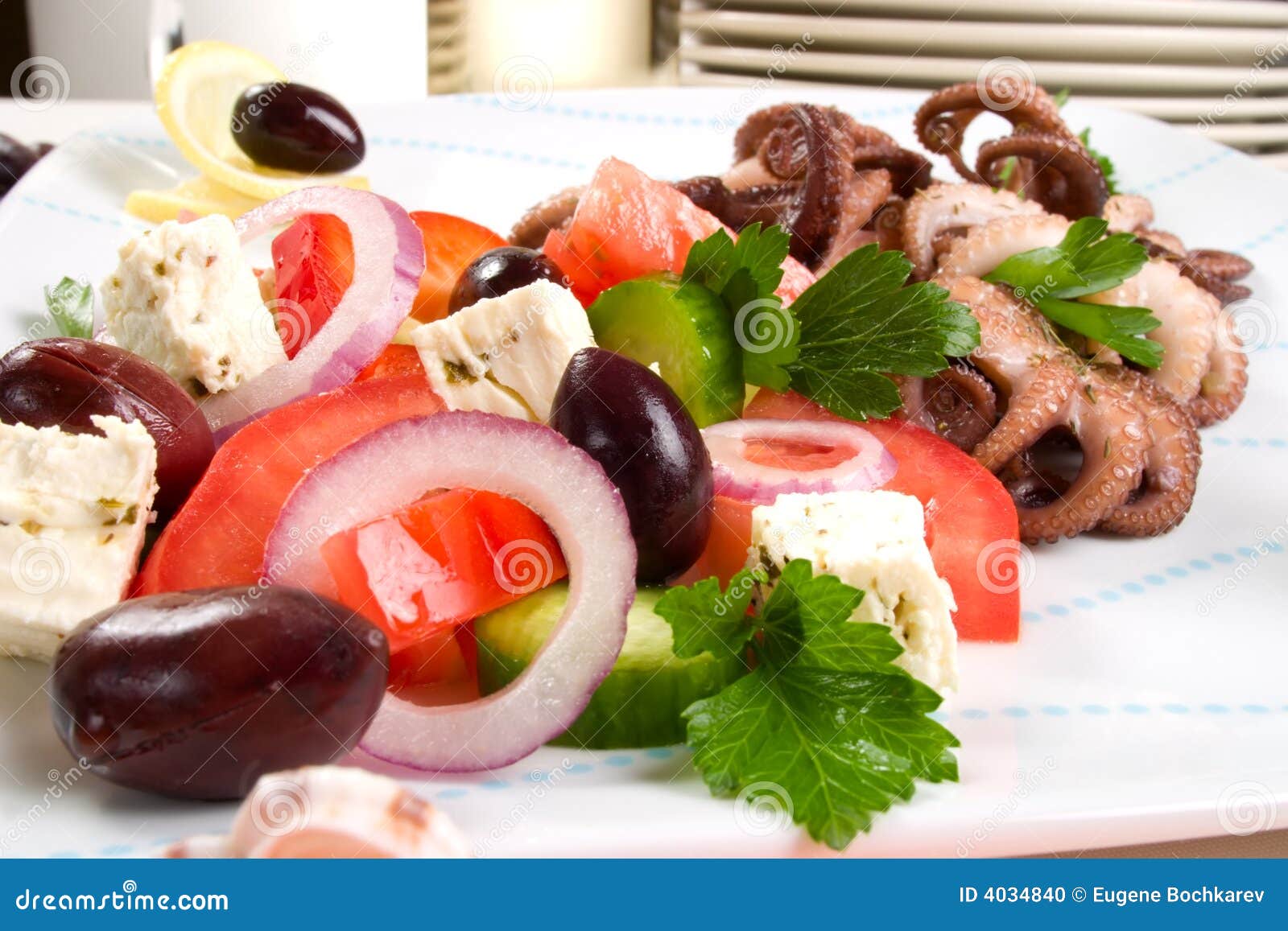 Octopus in red wine stock photo. Image of animals, food - 4034840
