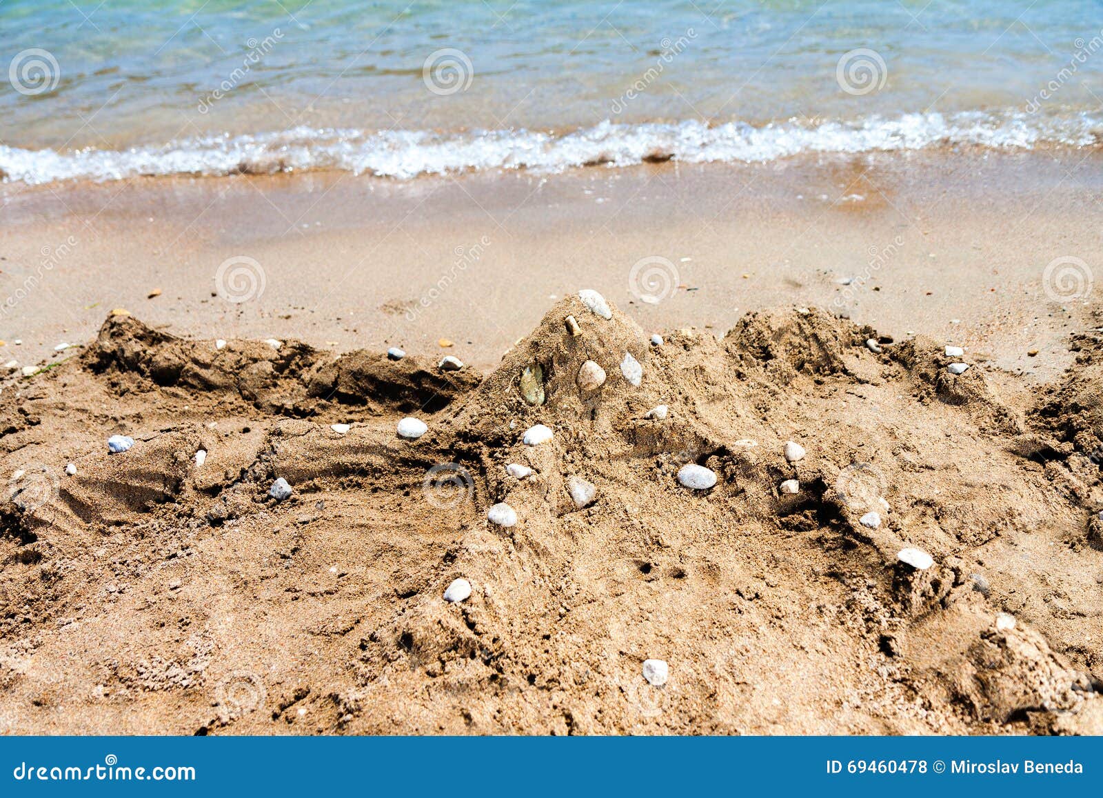 Octopus from the Sand on the Sea Beach Stock Photo - Image of cute ...