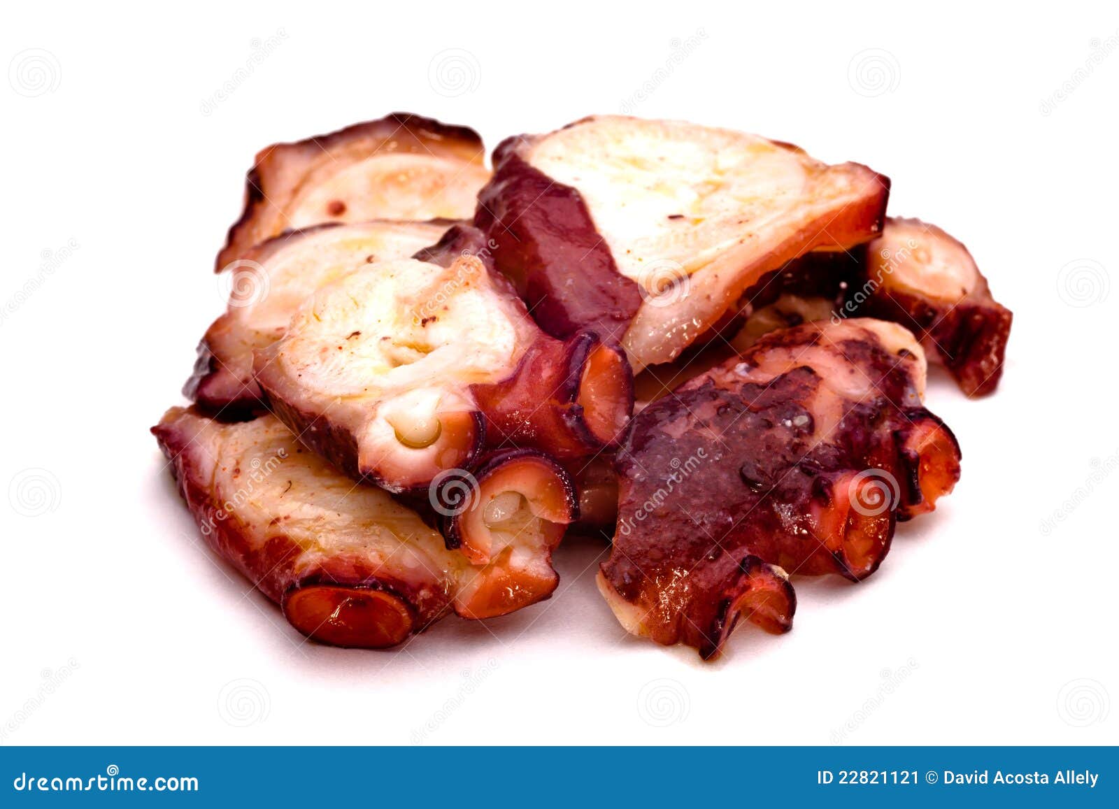Octopus slices stock image. Image of appetizer, cephalopod - 22821121