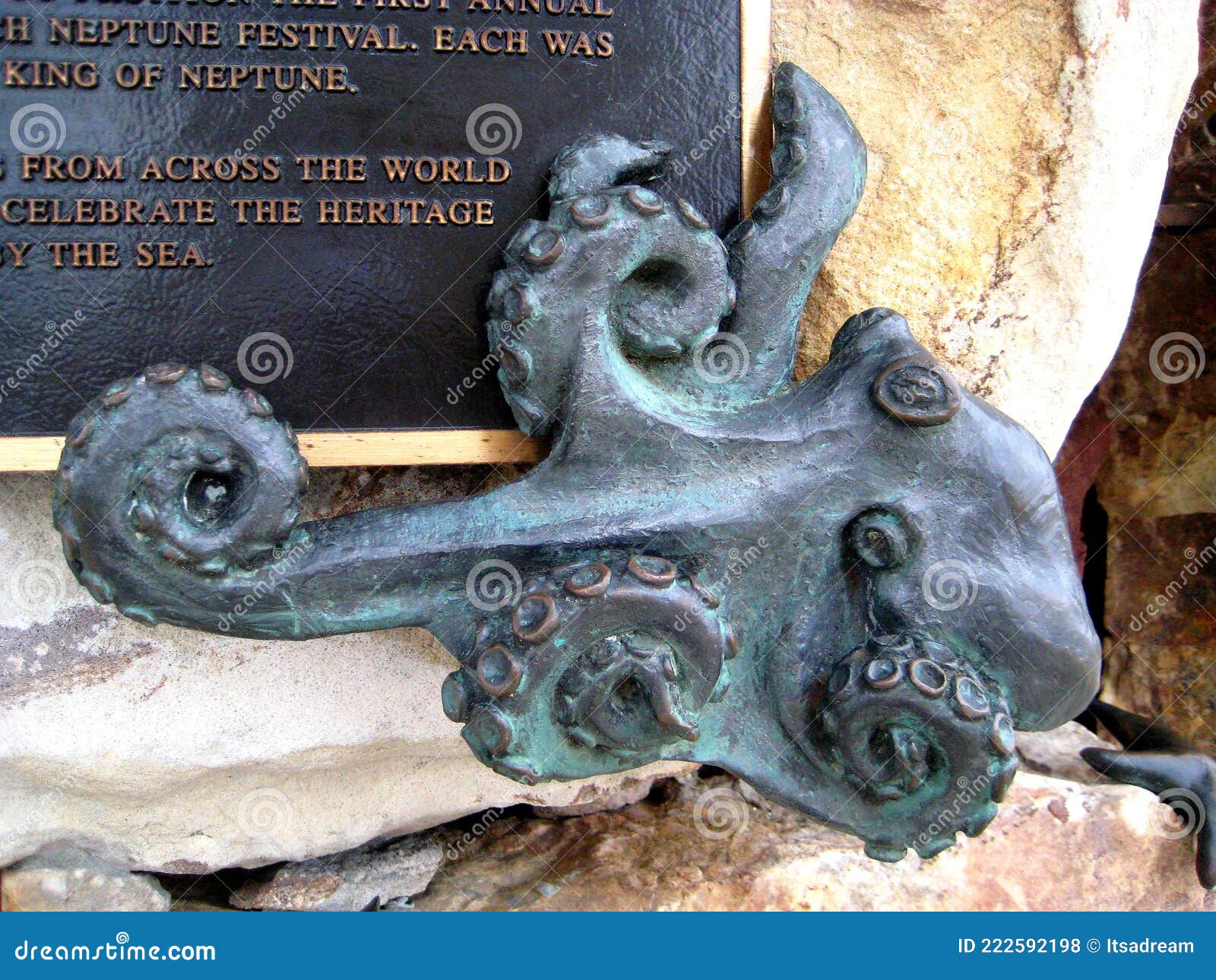 The Octopus Statue at the Base of the Neptune Statue Editorial Stock ... The Octopus Statue at the Base of the Neptune Statue Editorial Stock ...