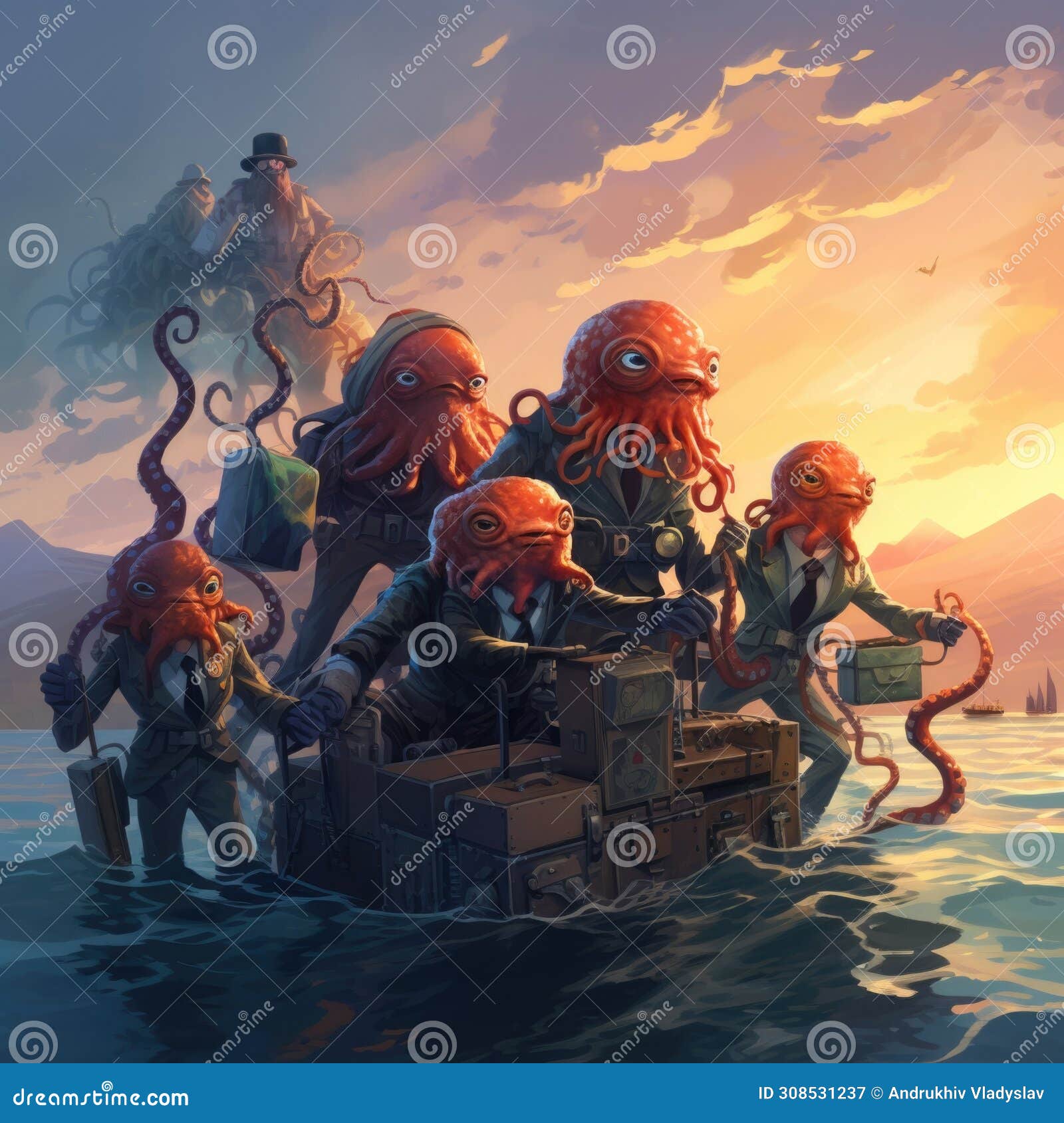 Octopus Team, Ready To Explore and Collaborate with a New Life Form ...