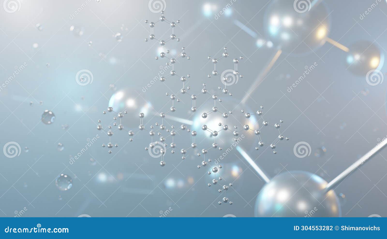 Octreotide Molecule Molecular Structures Octapeptide 3d Model Structural Chemical Formula