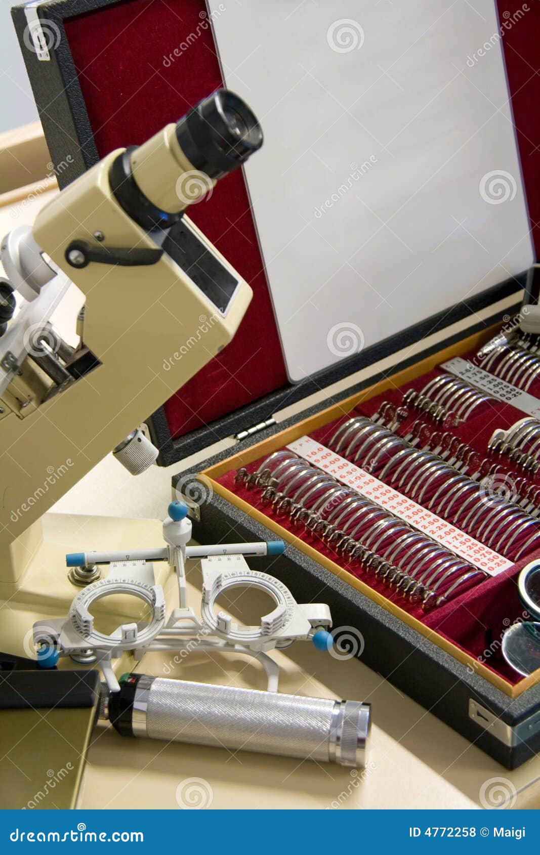 At the oculist stock photo. Image of medicine, medical - 4772258