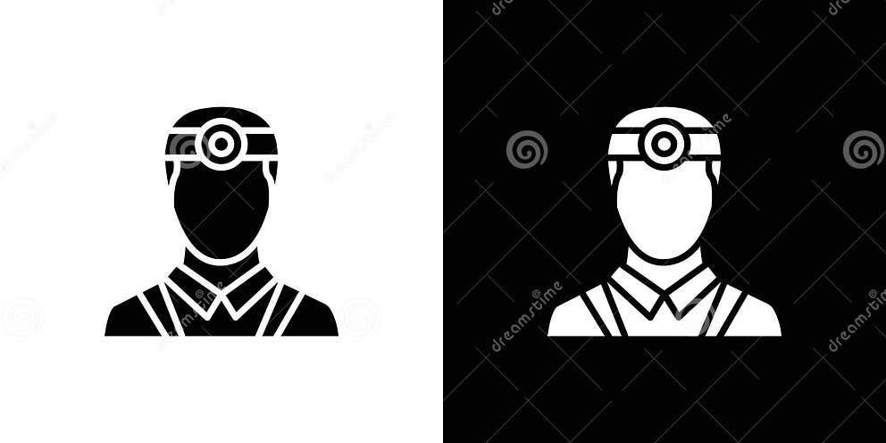 Oculist Icon Isolated Flat Vector in Outline Stock Illustration ...