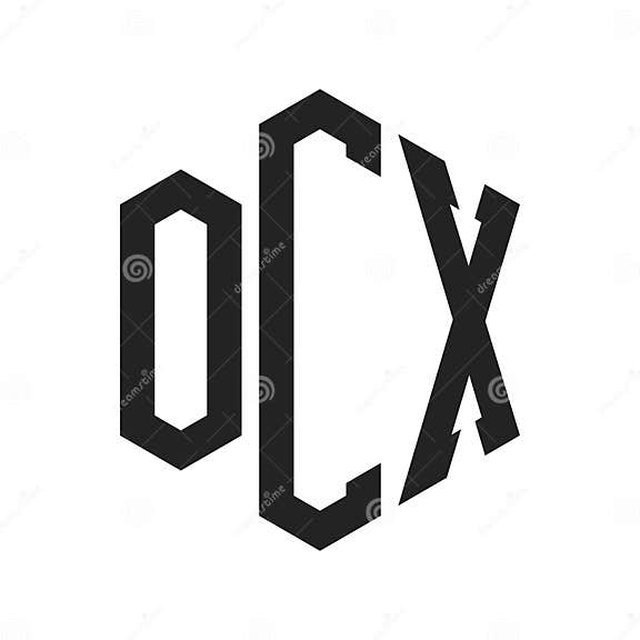 OCX Logo Design. Initial Letter OCX Monogram Logo Using Hexagon Shape ...