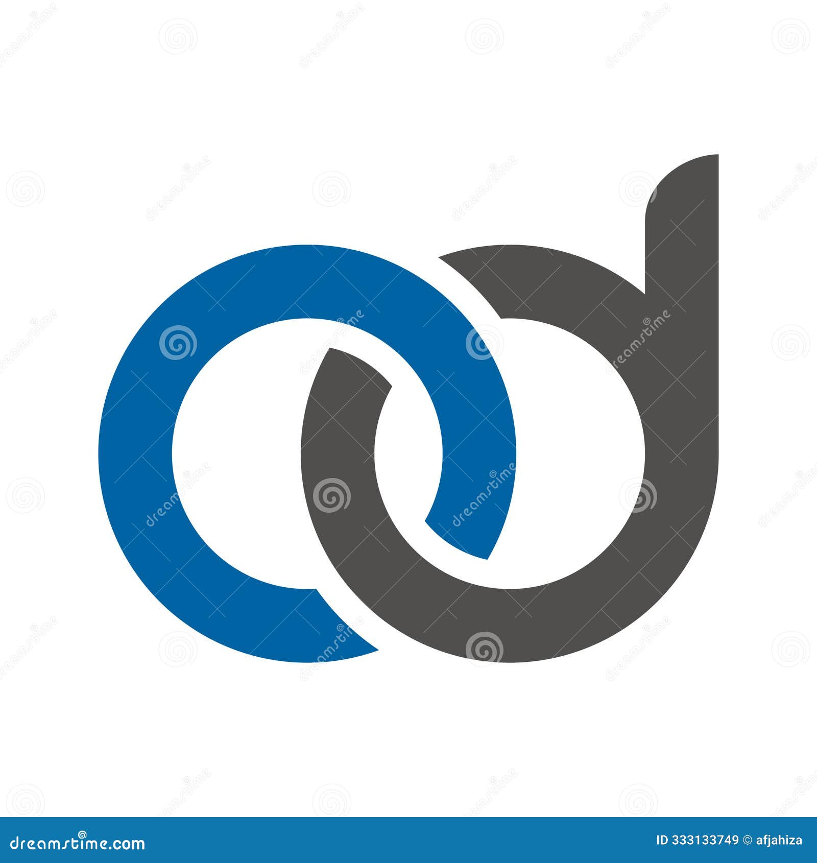 Od Letter Link Logo Template Stock Vector - Illustration of advertising ...