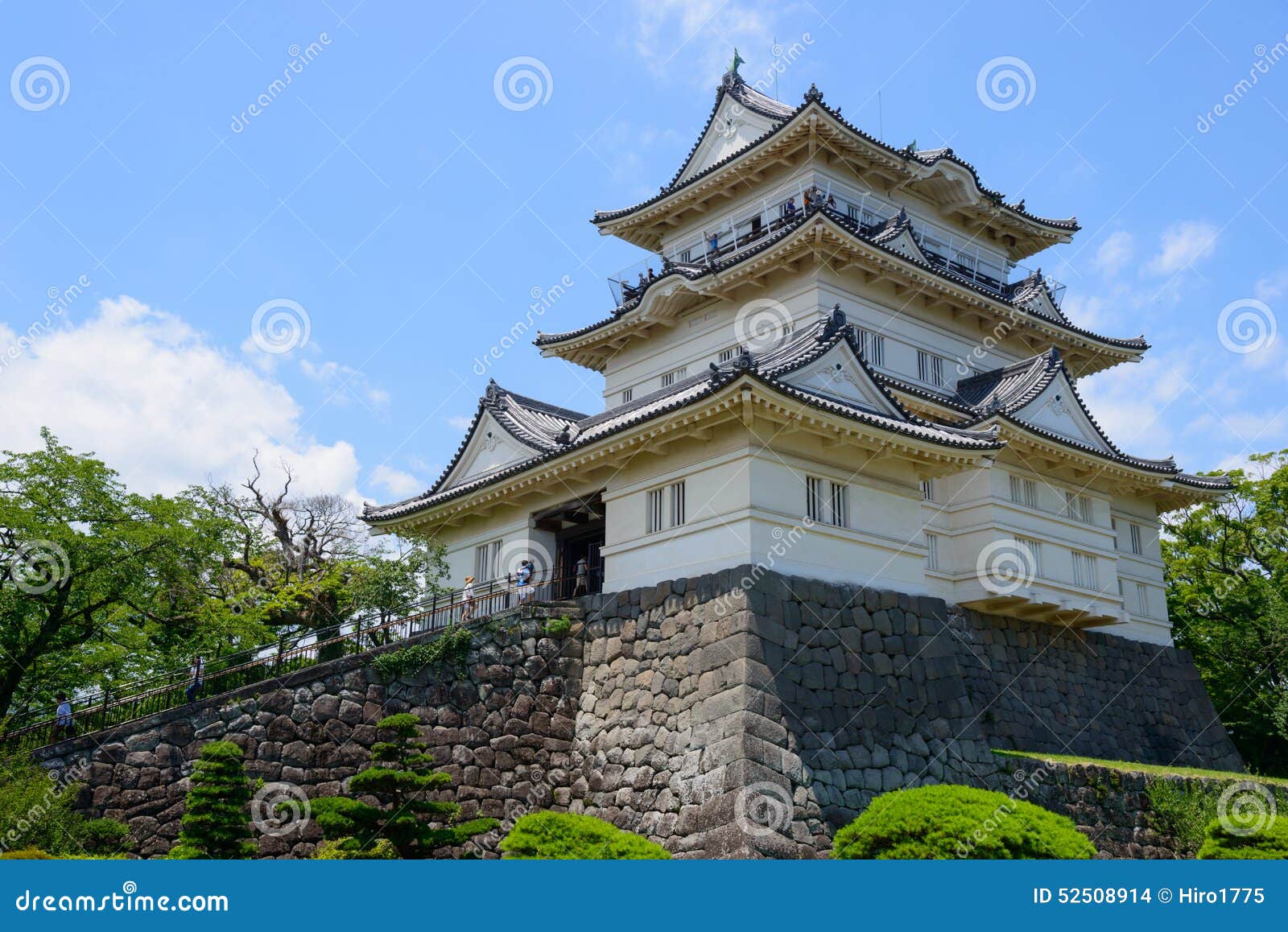 Odawara Castle Park In Kanagawa, Japan Stock Photography ...