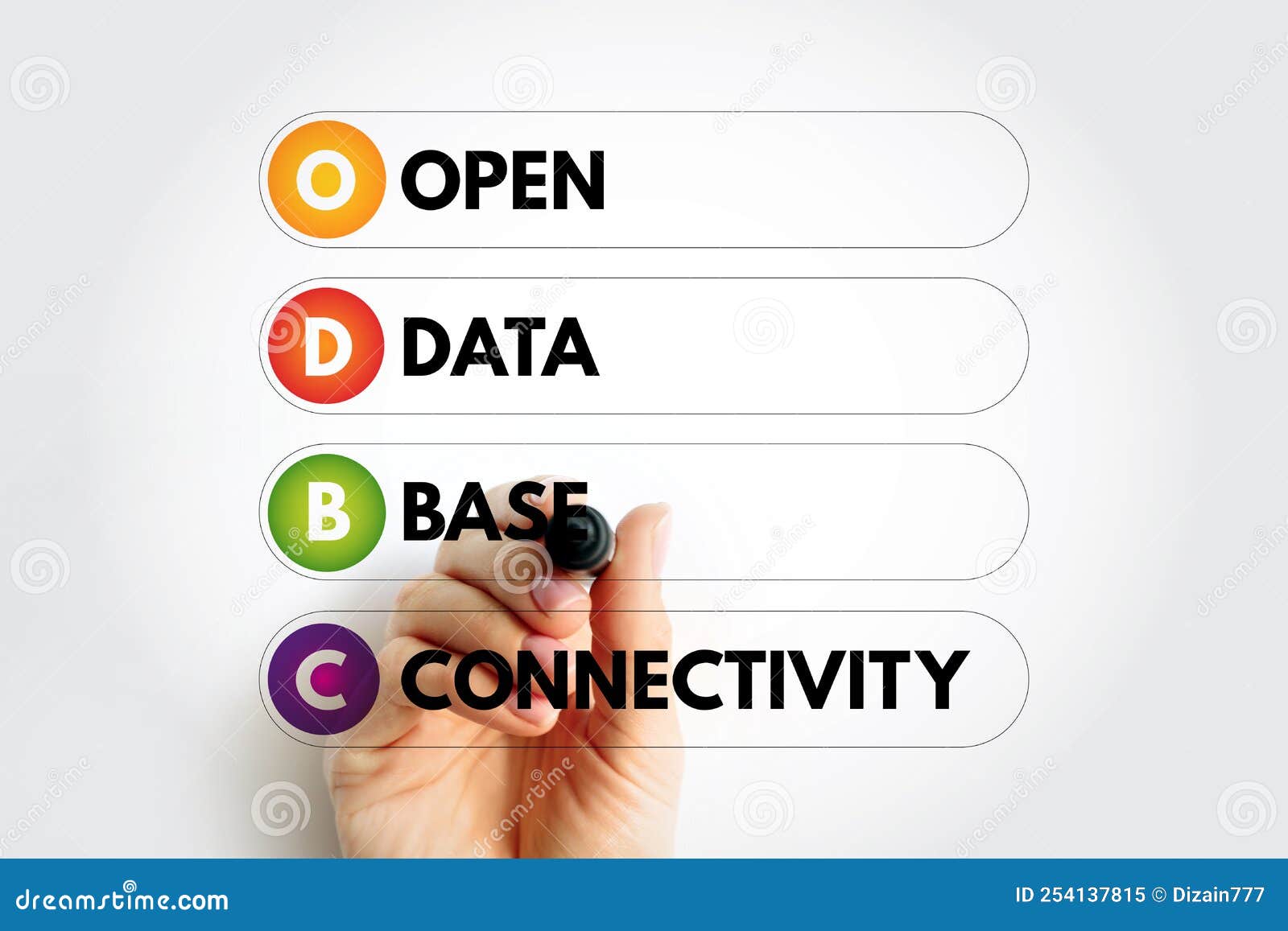 Odbc Open Database Connectivity Standard Application Programming Interface For Accessing