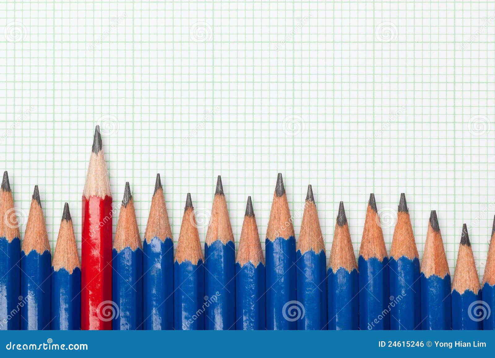 Odd one out stock photo. Image of striking, stationery - 24615246